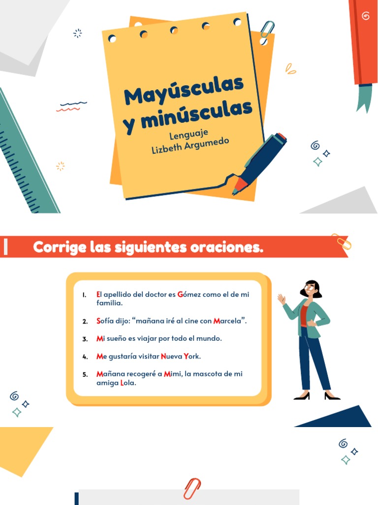 Mayúsculas y Minúsculas | PDF | Caso de carta