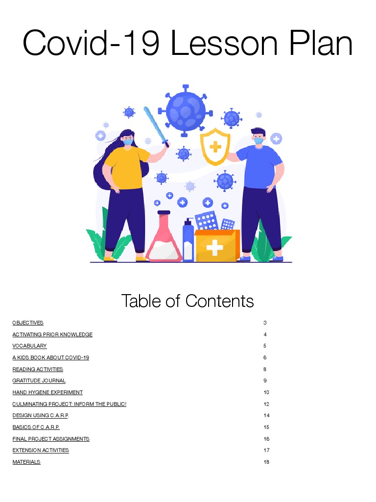 COVID19 Lesson Plan With Materials | PDF | Infection | Pathogen