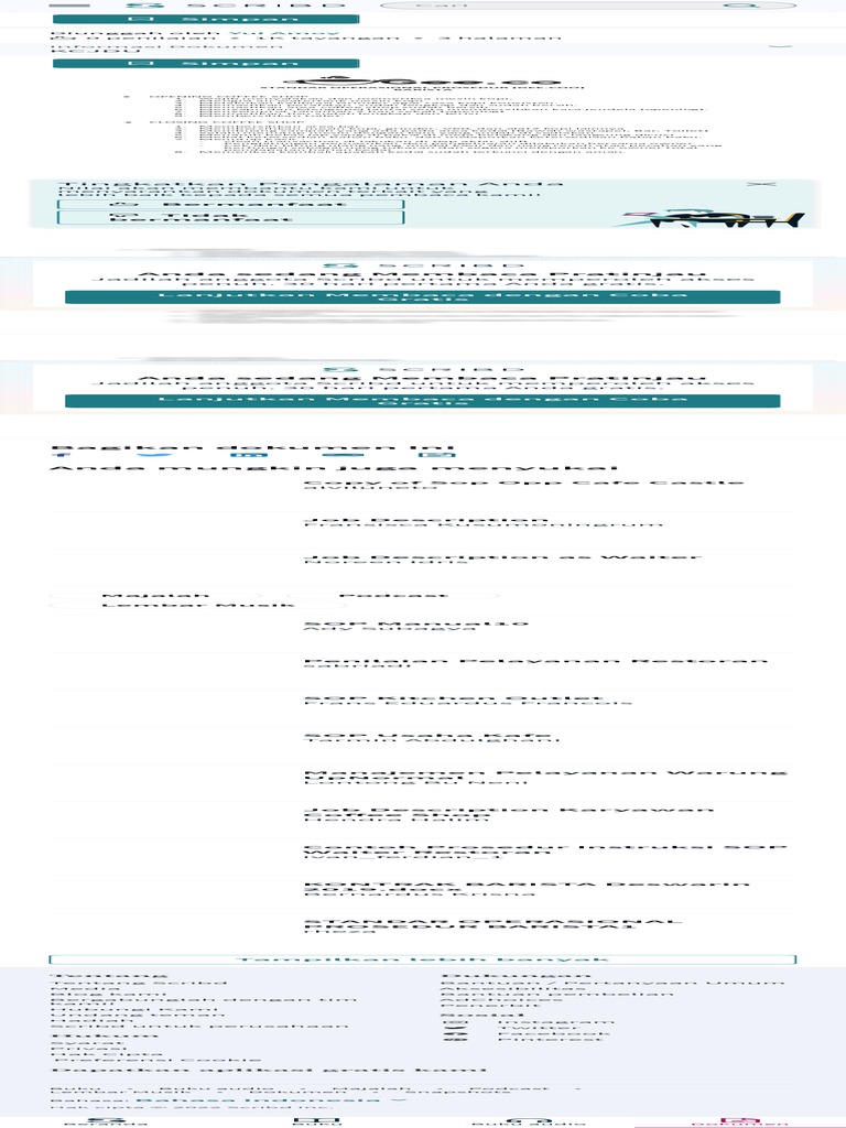 Sop Barista PDF | PDF