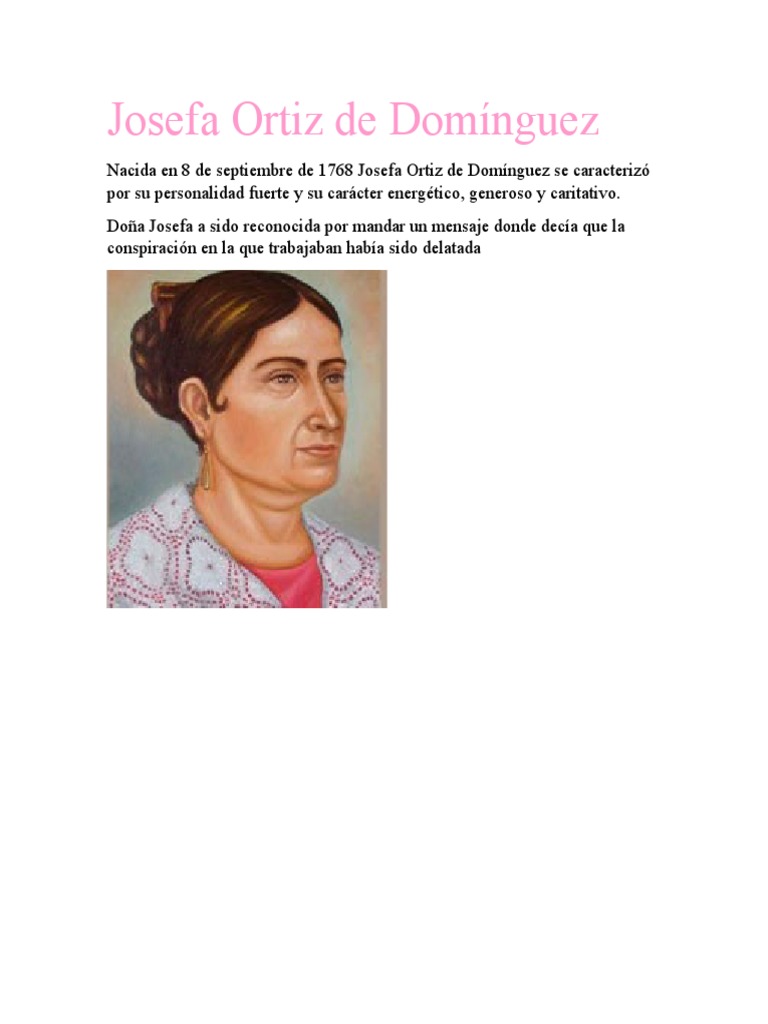 Josefa Ortiz de Domínguezbin | PDF