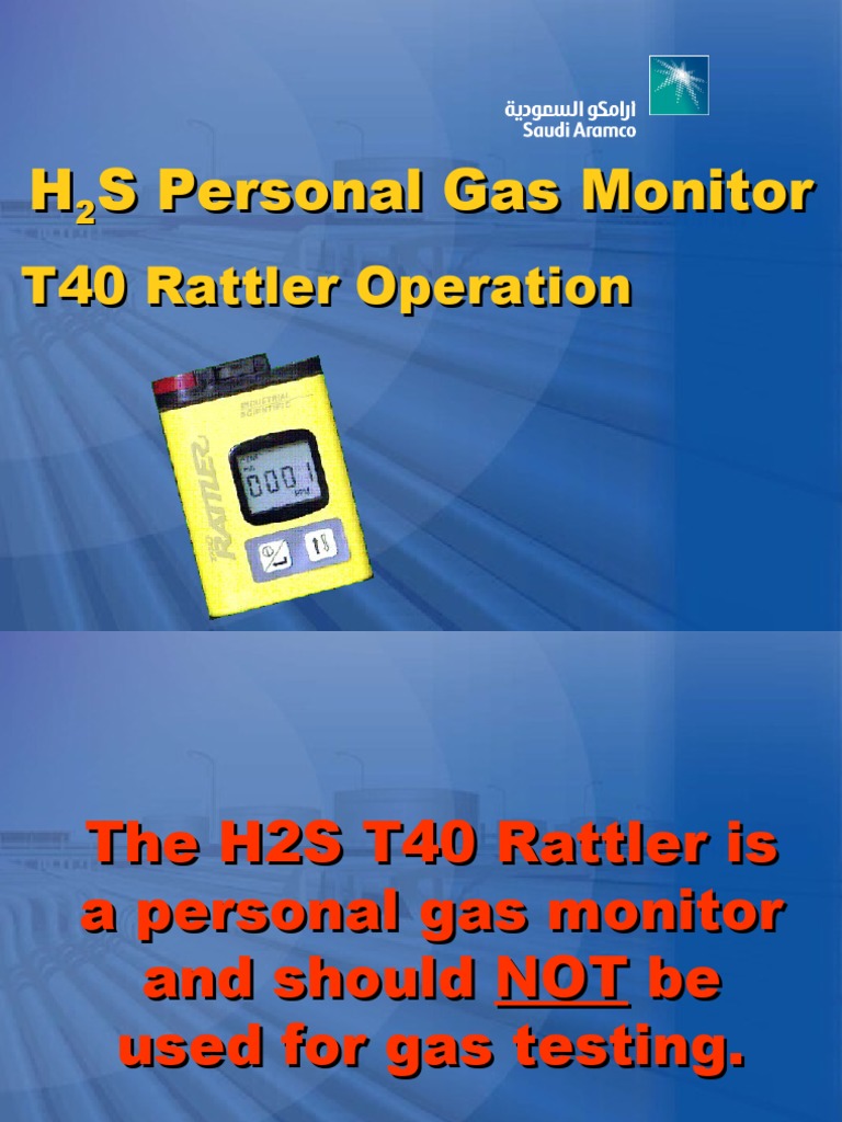 T40 Personal H2S Monitor Guidelines | PDF | Manufactured Goods | Equipment