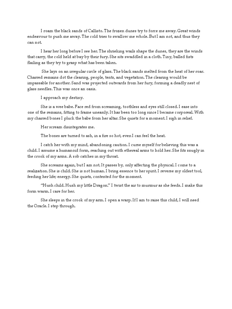 A Dragon's Cry: An Incorporeal Being Raises an Infant Dragon on ...