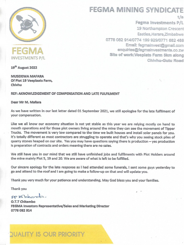 MR Mafara Letter | PDF