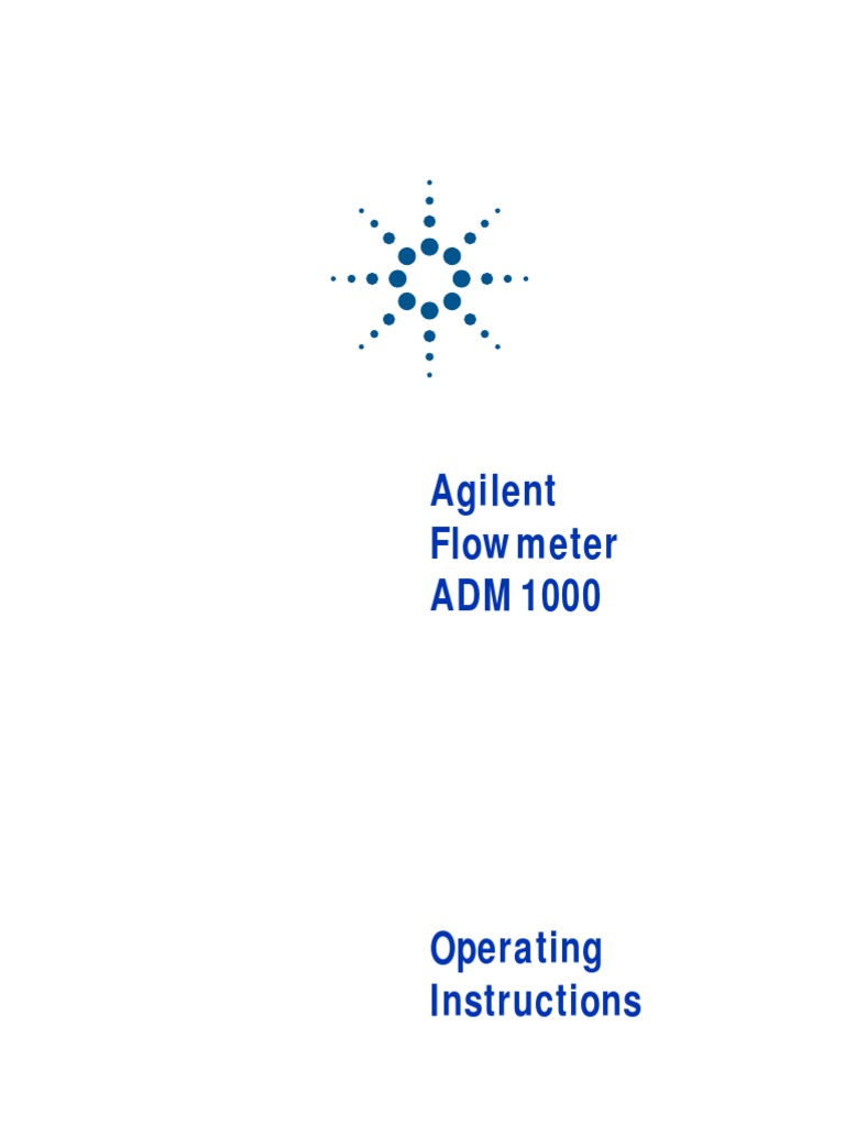 Adm1000 035264 | PDF | Flow Measurement | Water Vapor