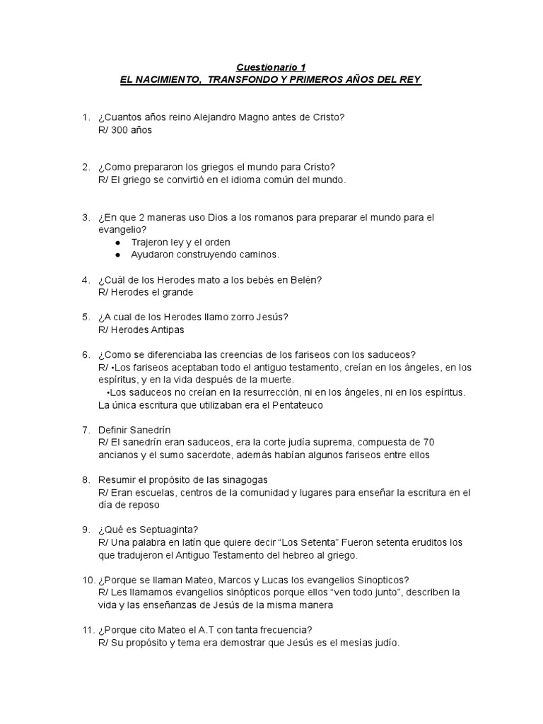 1 Evangelio Sinoptico | PDF | Jesús | Evangelio de Mateo