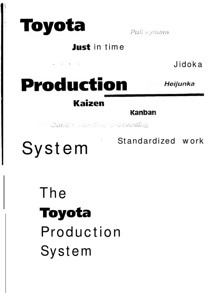 Toyota LEAN Program | PDF | Operations Management | Systems Engineering