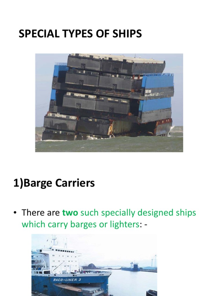 Special Types of Ships | PDF | Ships | Trade