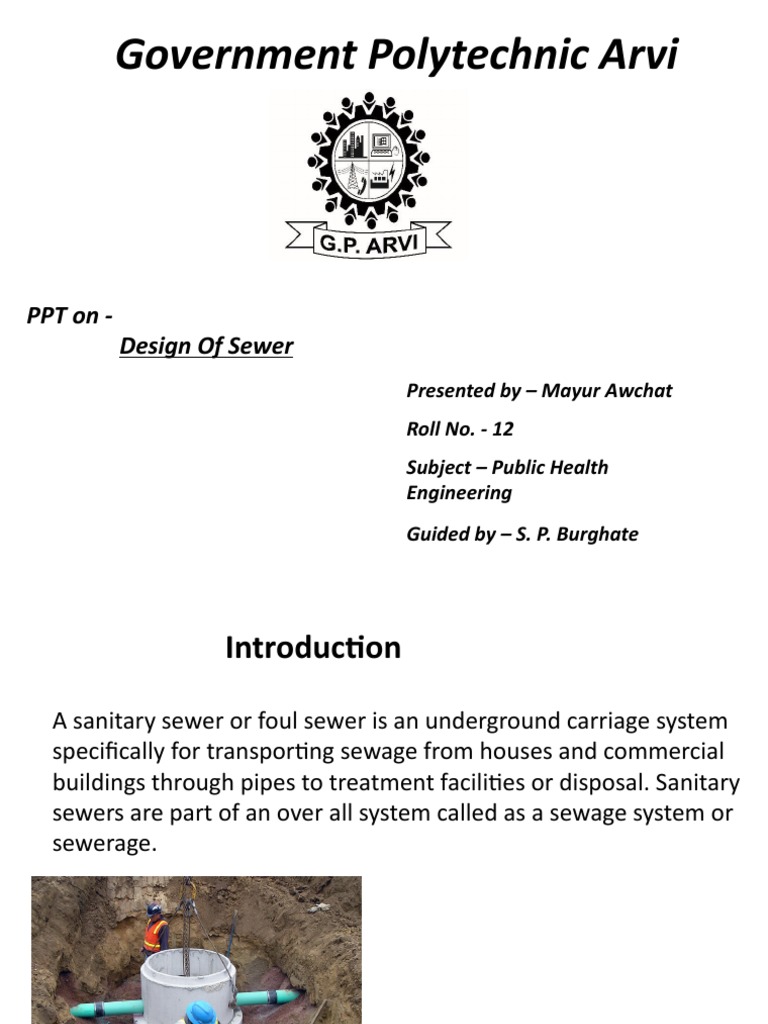 Designing an Effective Sewer System: A Step-by-Step Process | PDF