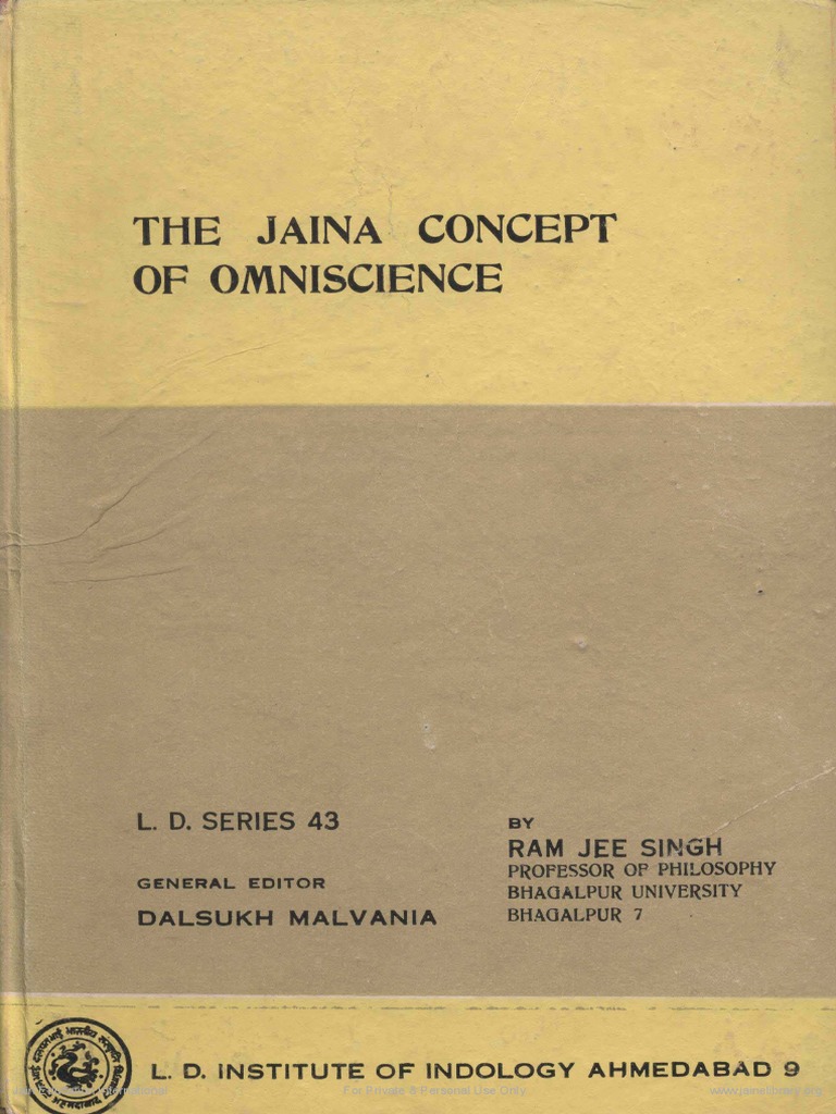 Jaina Concept of Omniscience 001547 HR | PDF | Nonviolence | Theology