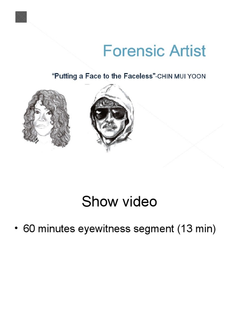 Forensic Artists: Techniques and Training | PDF | Neuroscience | Psychology