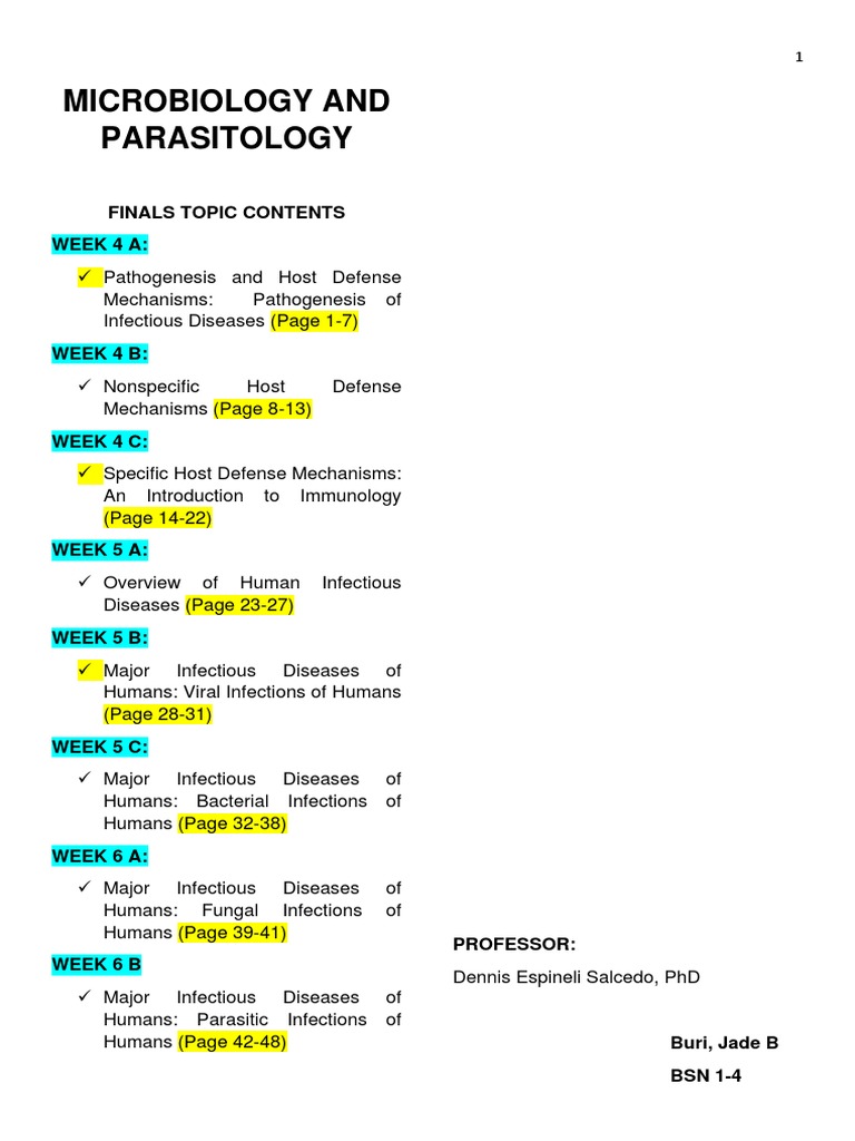 Microbiology and Parasitology | PDF | Immune System | Antibody
