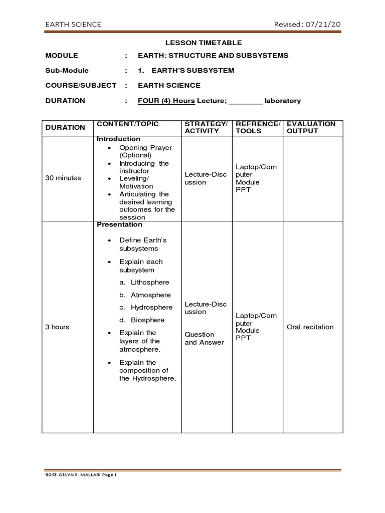 Earth Science for High Schoolers | PDF | Atmosphere Of Earth | Plate ...