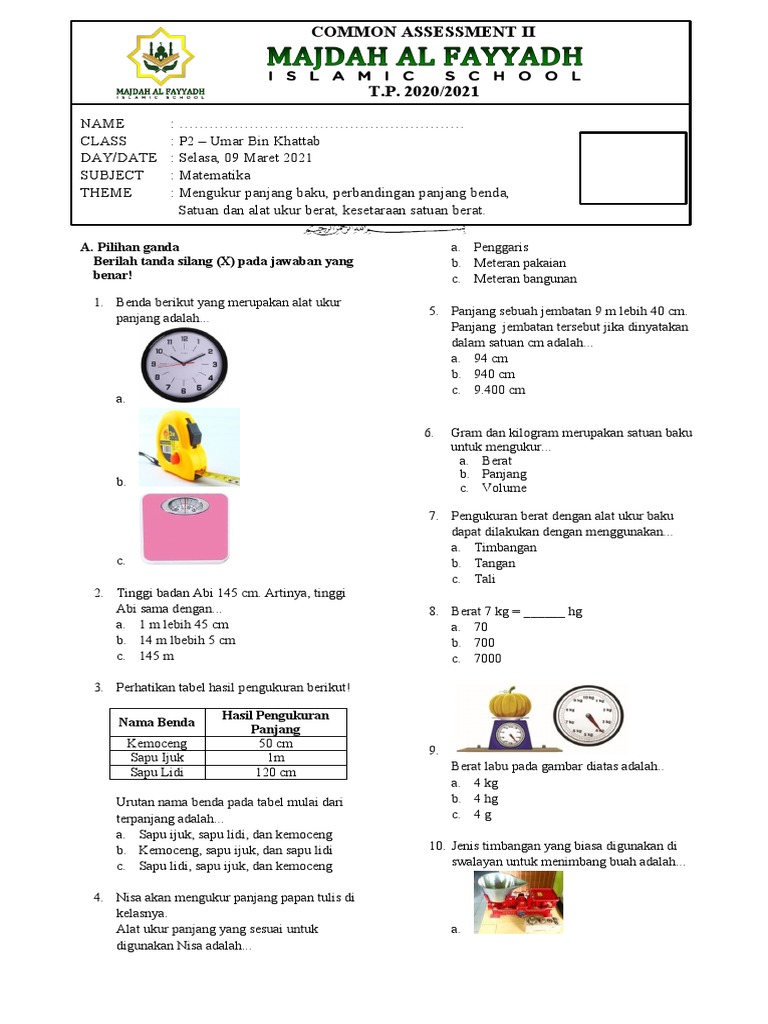 CA2 Matematika P2 | PDF