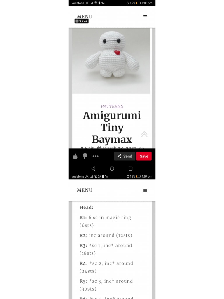 Baymax Crochet | PDF