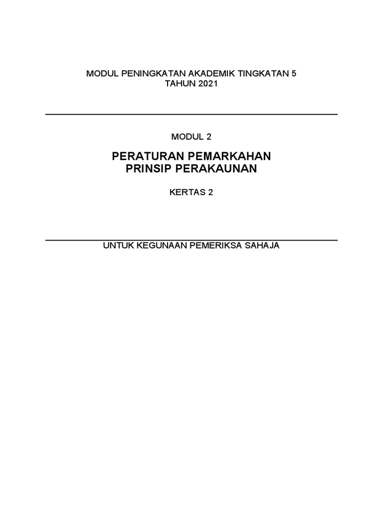Jawapan Kedah Modul 2 k2 | PDF