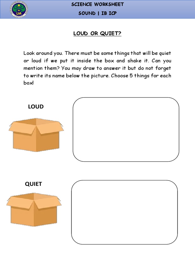 (Template) LOUD OR QUIET | PDF