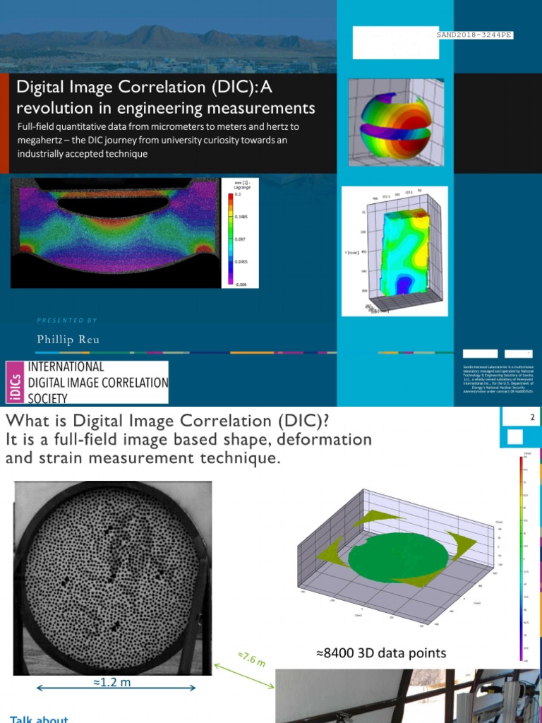 Digital Image Correlation (DIC) :A Revolution in Engineering Measurements | Download Free PDF ...