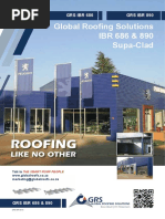 BRUCHA - Roof Sandwich Panels Data Sheet | PDF | Roof | Building Insulation