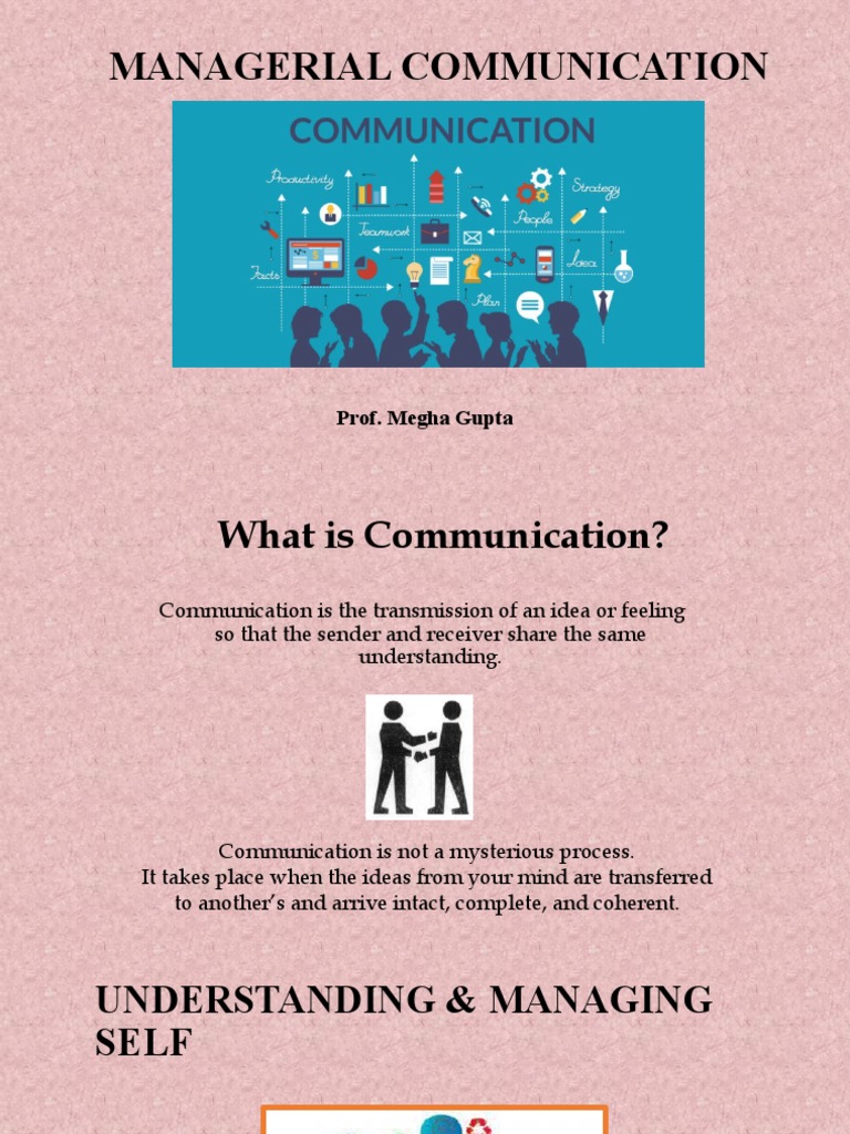 Managerial Communication | PDF | Communication | Nonverbal Communication