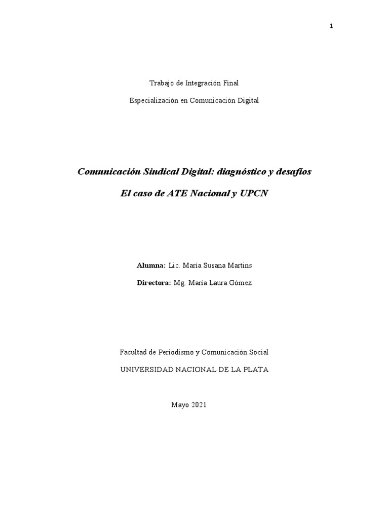 Documento Completo | PDF | Sindicato | Red mundial