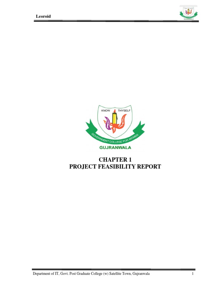 Project Feasibility Report for the Development of an Android Application called "Leoroid | PDF ...