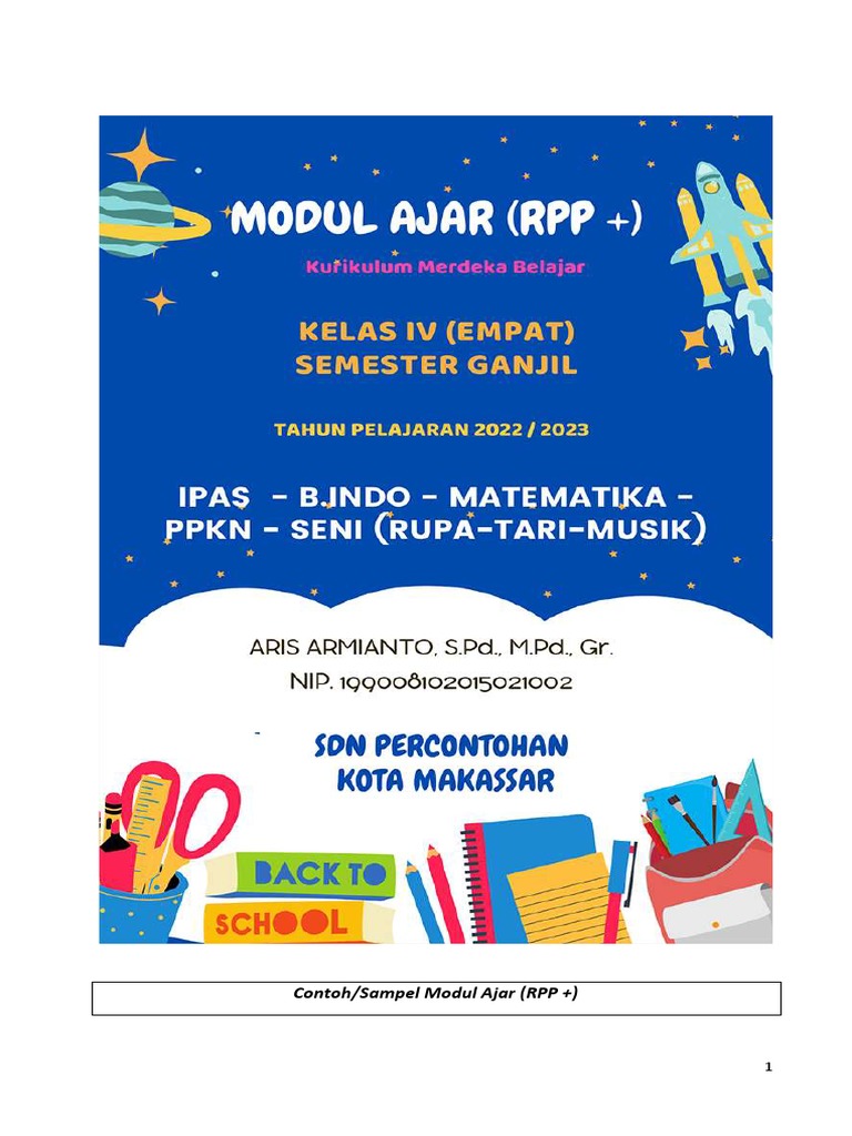 Modul Ajar Kelas 4. Merdeka Belajar | PDF