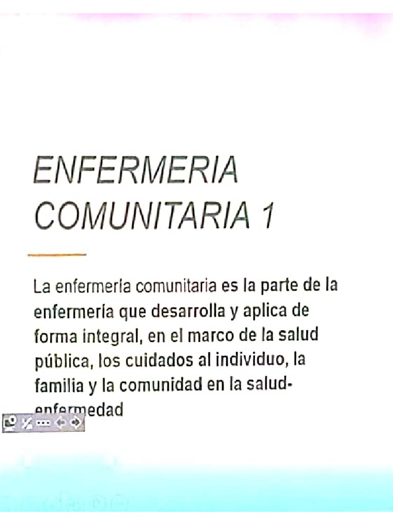Enfermería Comunitaria | PDF