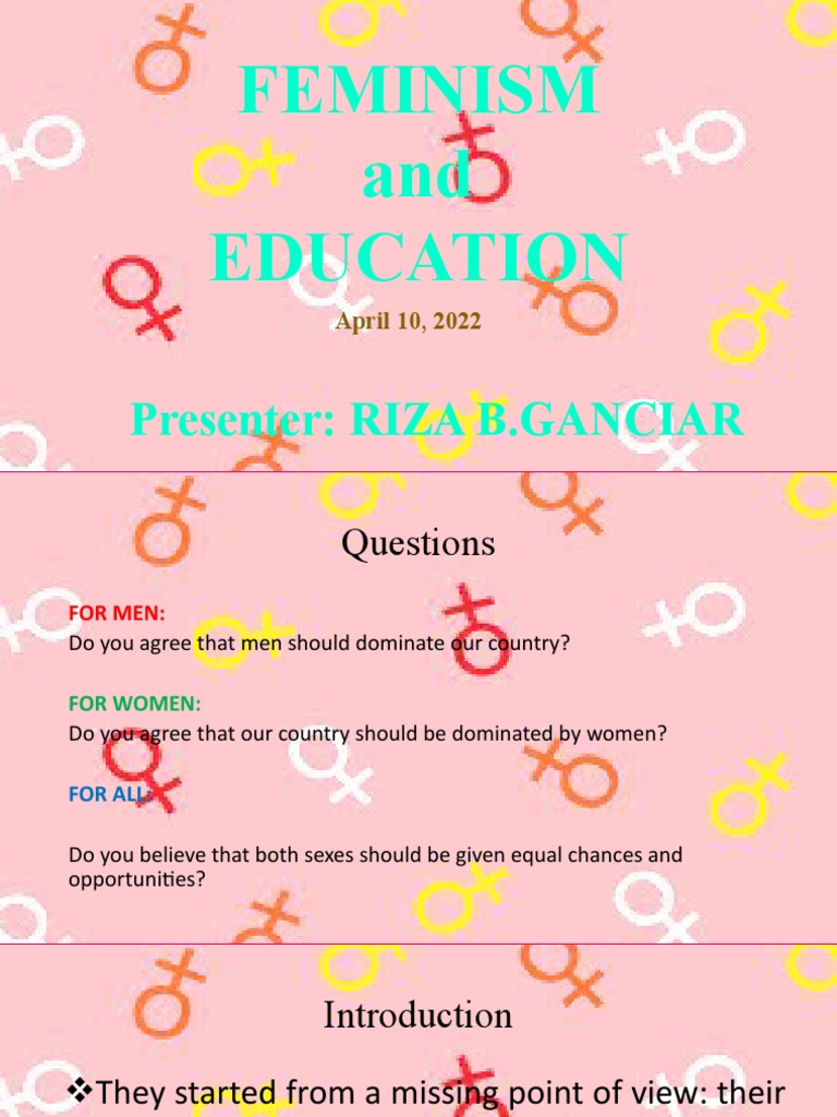 FEMINISM - PPTX (Autosaved) | PDF | Feminism | Gender Studies FEMINISM - PPTX (Autosaved) | PDF | Feminism | Gender Studies