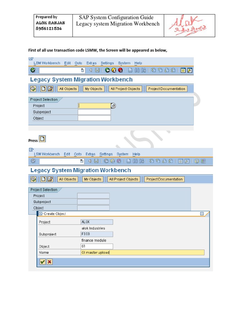 SAP System Configuration Guide Legacy System Migration Workbench | PDF | Digital Technology ...