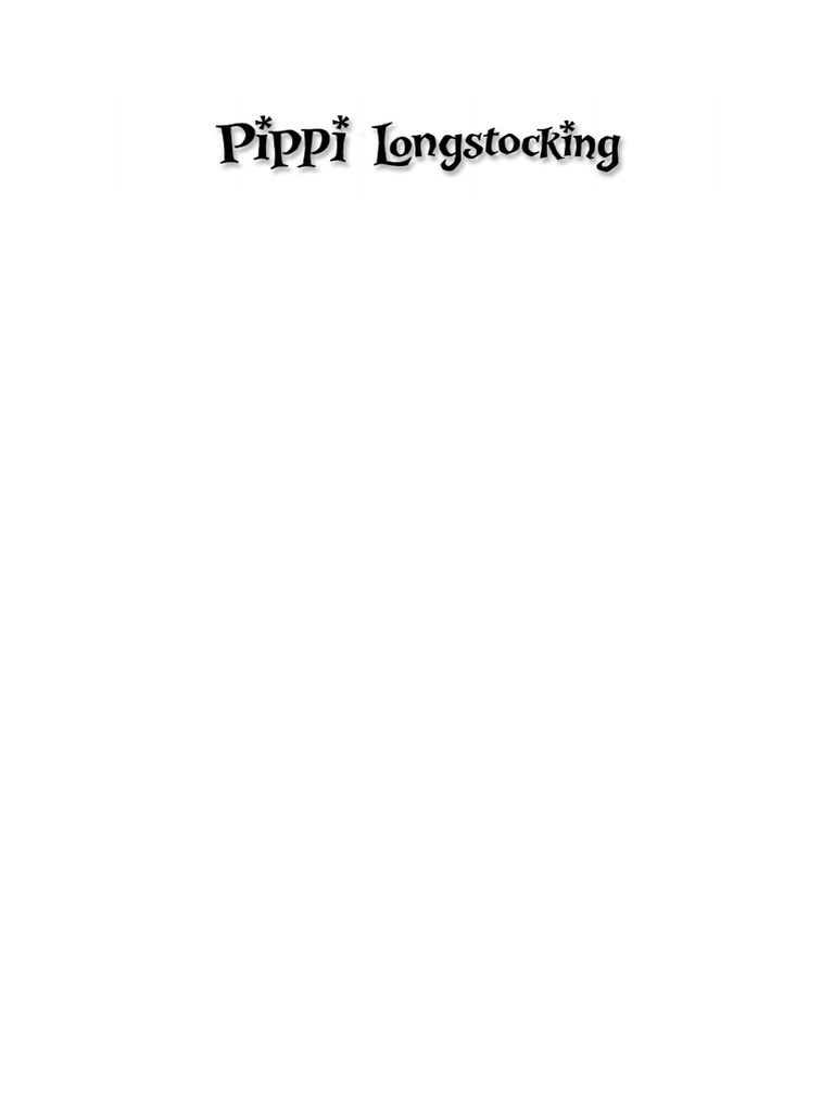 Pippi Calze Lunghe | PDF | Books