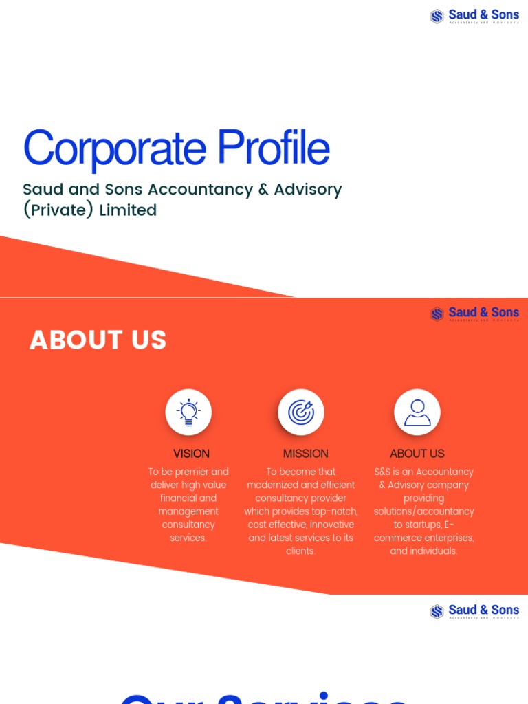Company Profile-S&S Accountancy and Advisory PVT LTD | PDF | Accounting ...