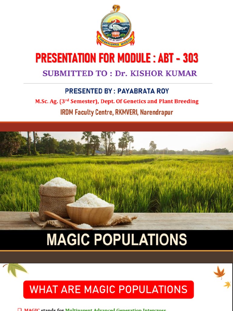 Magic Populations | PDF | Plant Breeding | Inbreeding
