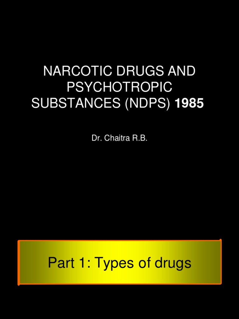 Ndps Act 4final Download Free Pdf Bail Narcotic