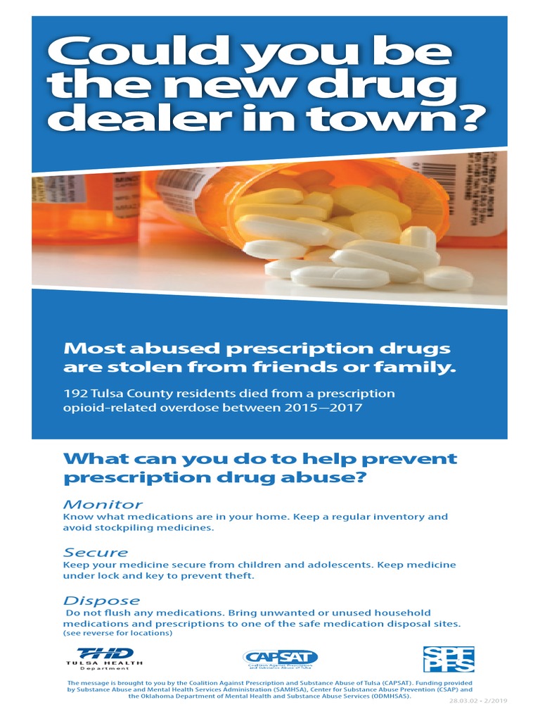 Prescription Medication Disposal Sites in Tulsa (Courtesy: Tulsa Health ...