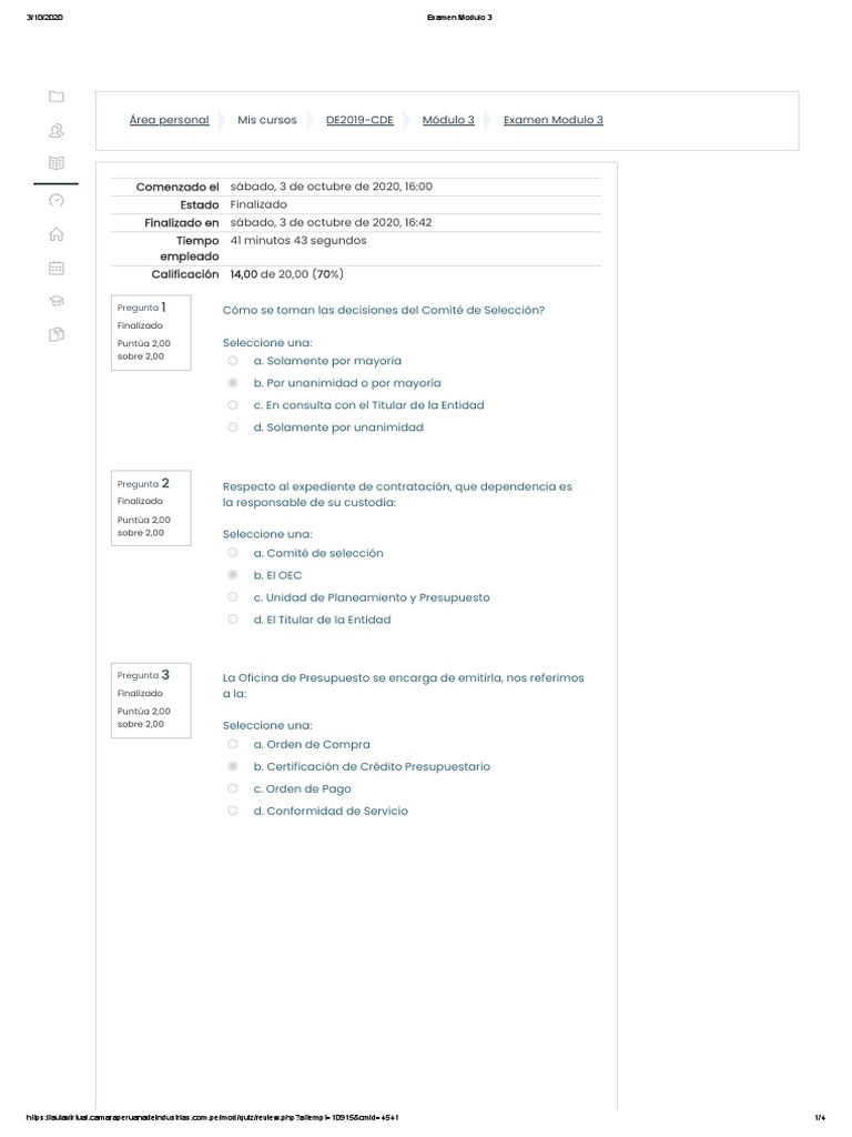 Examen Modulo 3 | PDF