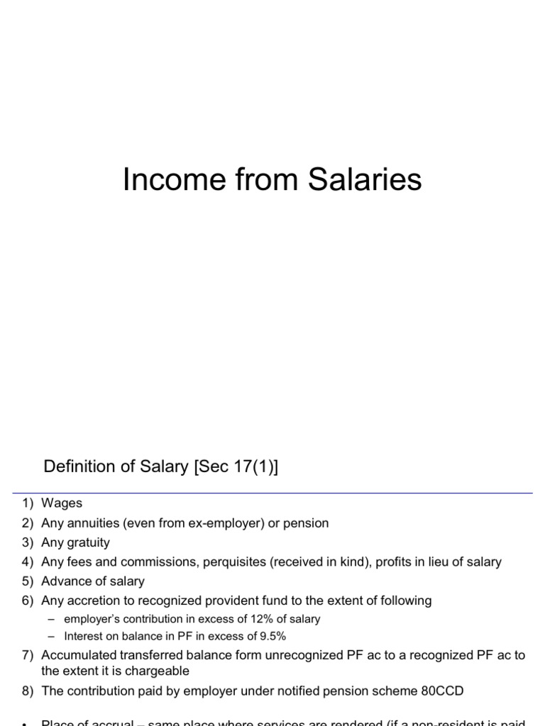 Salary Definition and Income Explanation | PDF | Employee Benefits | Salary