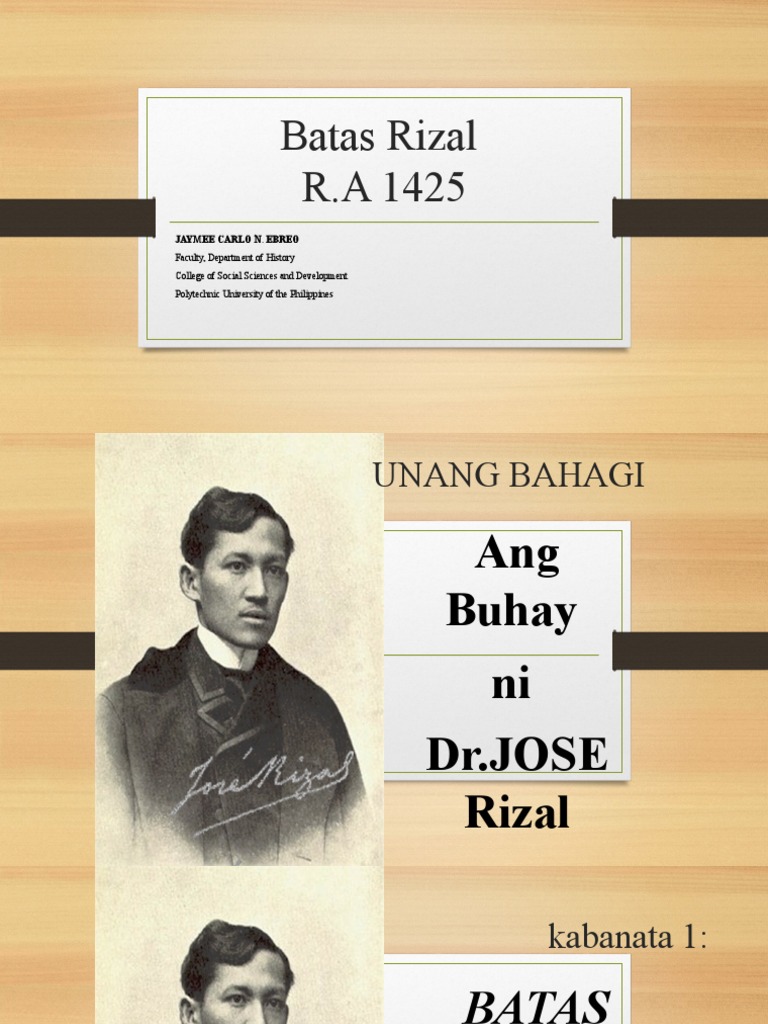 Batas Rizal | PDF