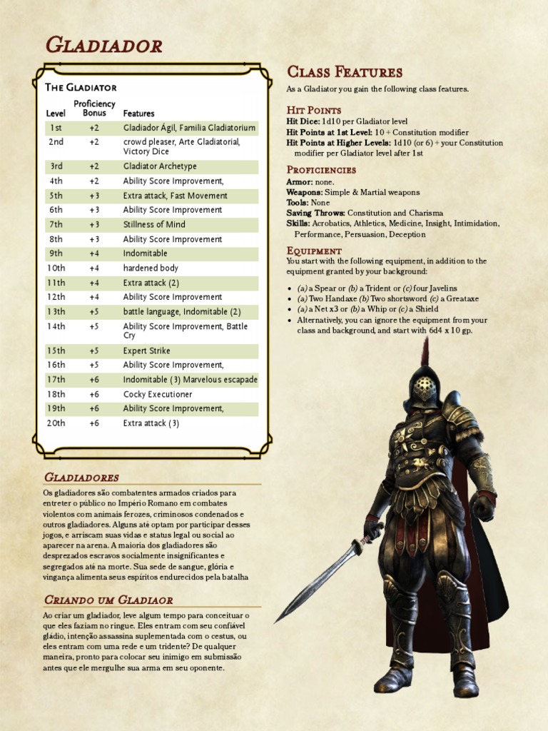 The Gladiator | PDF | Gladiador