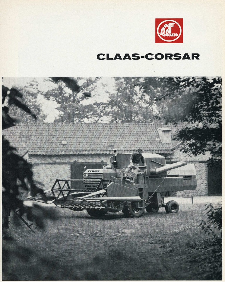 Combine Claas Corsar | PDF