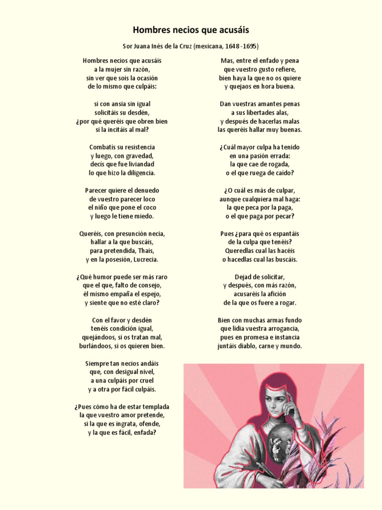 Texto 4 - Hombres Necios Que Acusais | PDF