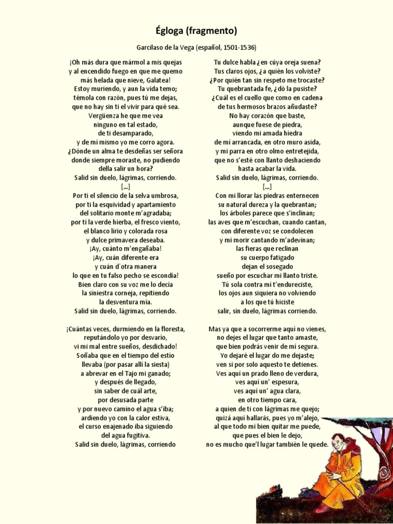 Texto 3 - Égloga (Salicio) | PDF