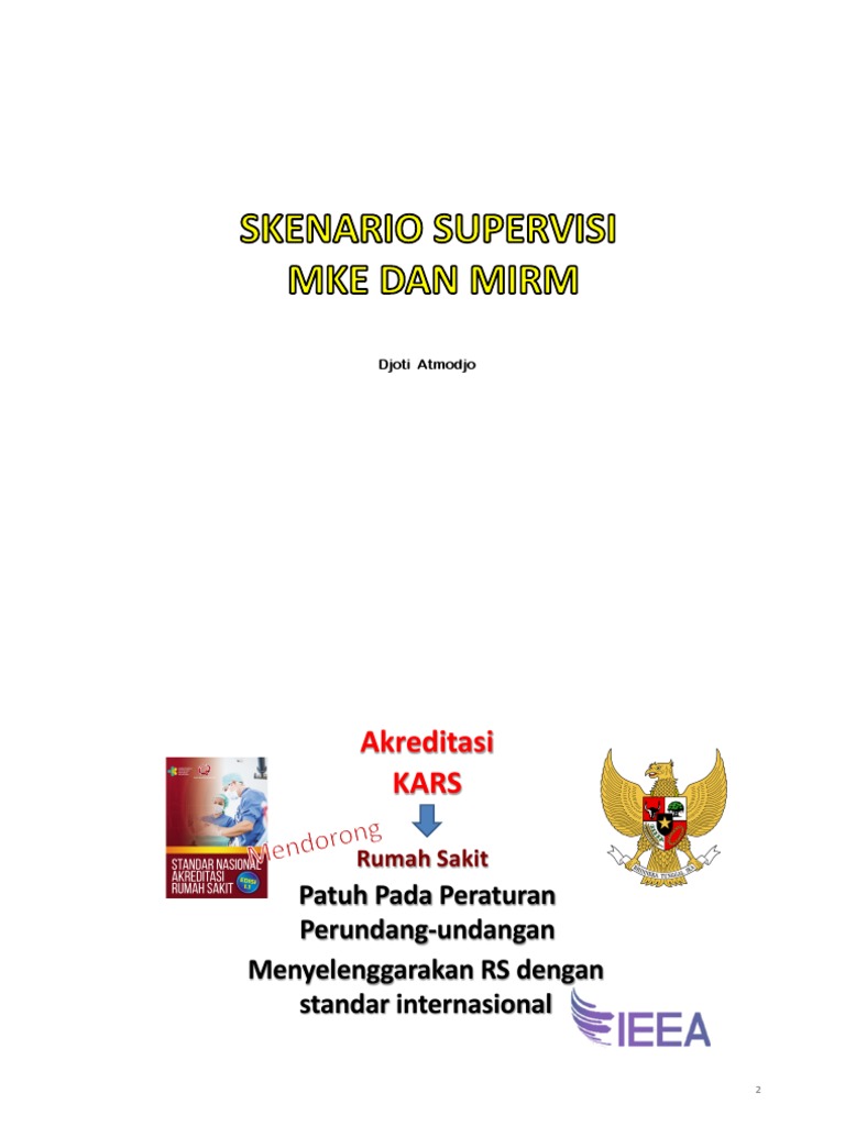 DR Djoti Atmodjo SpA MARS Materi 2 Supervisi MKE MIRM PERSI Bali | PDF
