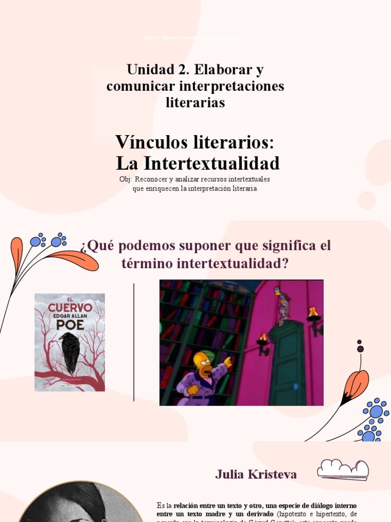 Intertextualidad | PDF | Intertextualidad | Autor