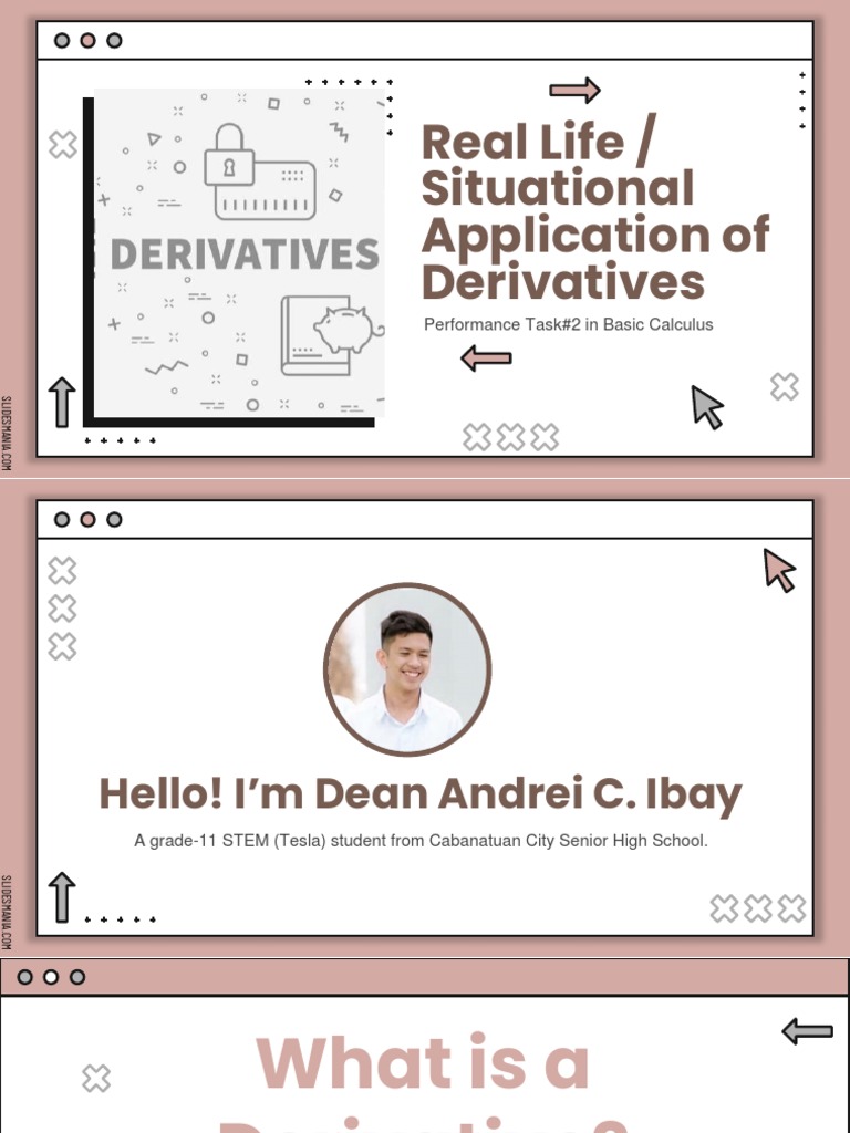 Andrei Ibay-Tesla-Q3-Bas Cal-Performance Task#2 | PDF | Derivative ...