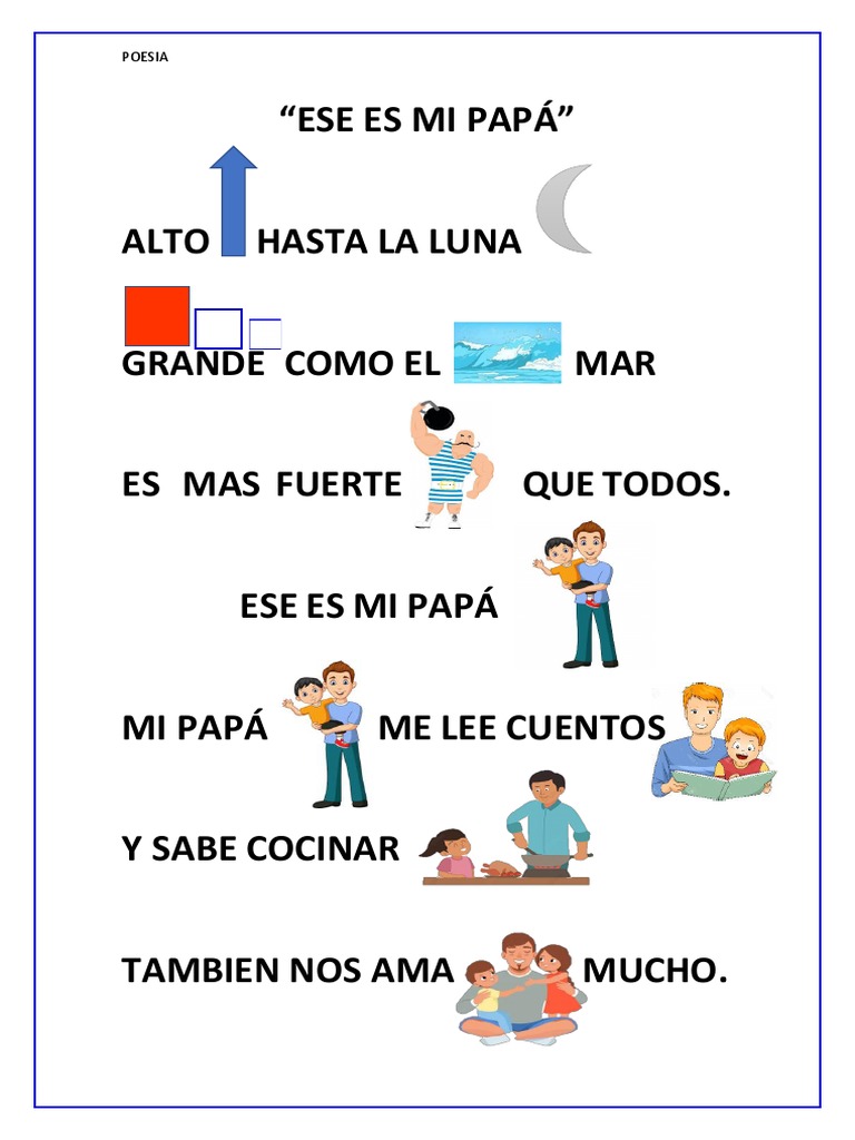 Poesia - Ese Es Mi Papá | PDF