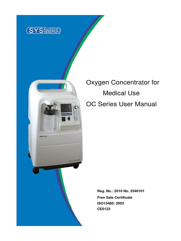 SYSMEDOCSeries Oxygen Concentrator User Manual | PDF