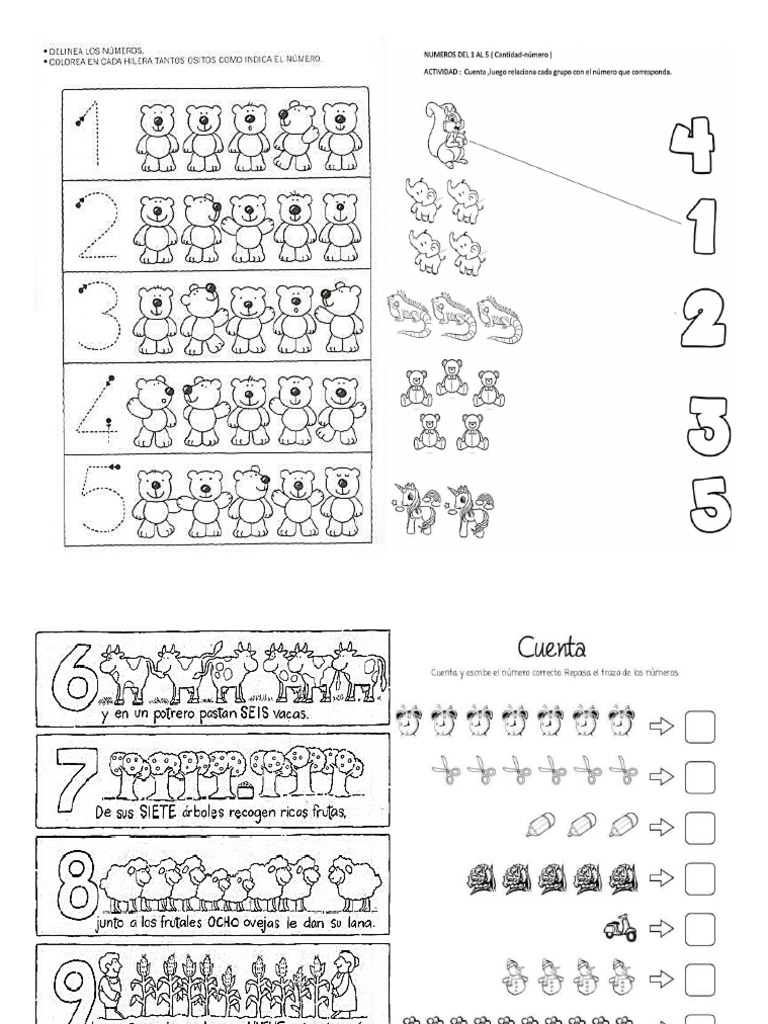REpaso Numeros 1 Al 10 | PDF