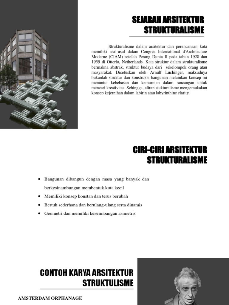 Arsitektur Strukturalisme: Contoh dan Ciri | PDF