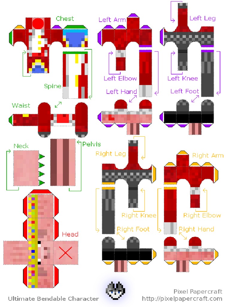Minecraft Bendable Character | PDF