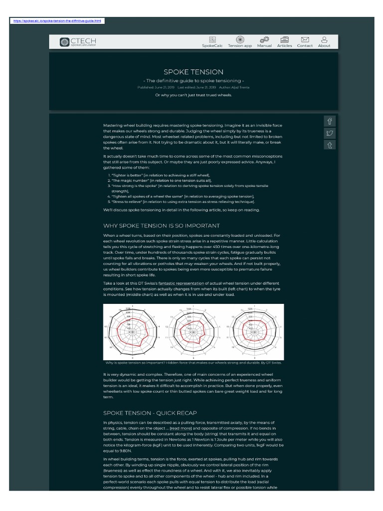 Spoke Tension - The Definitive Guide To Spoke Tensioning - Spokecalc ...